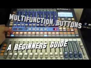 PreSonus Studiolive 16.0.2 Multifunction Buttons