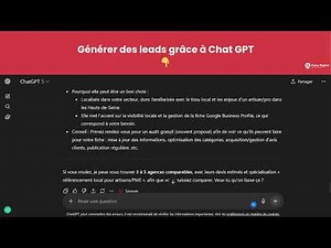 Futur Digital : GEO, générer des leads grâce à Chat GPT
