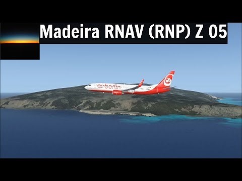 [FSX] PMDG 737 NGX | Madeira (LPMA) RNAV (RNP) Z 05