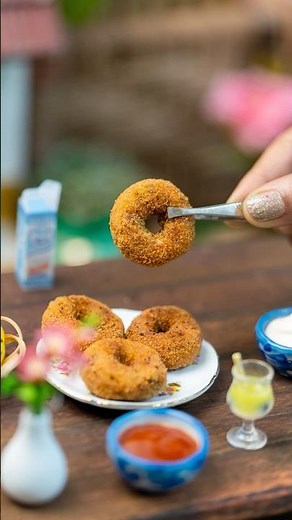 Crispy Chicken Rings In Miniature | Miniature Cooking Show