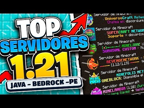 Top 10 Best Spanish Minecraft Servers 1.21 😱 Non-Premium (JAVA, BEDROCK and PE)