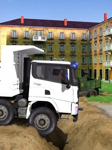 Spintires：MudRunner Truck mod Gameplay Ep540 #spintires #mudrunner #simulation #drivingskills