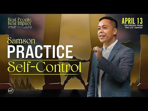 Practice Self-Control | Marty Ocaya | April 13, 2025