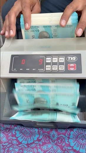 Counting 50-rupees cash 💵