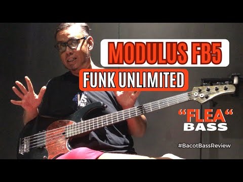 MODULUS FB5 "Funk Unlimited" FLEA feat. RINDRA "PADI REBORN" | #bacotbassreview