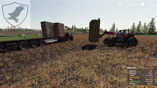 Bale Loading and Selling with Nordic Farming in Farming Simulator 19
