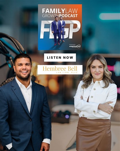 Building a 50-person law firm doesn't happen by accident. 💼 In this clip, Hannah Hembree Bell pulls back the curtain on what her family law firm actually looks like—from director-level leadership to her legal team of 12 attorneys and 10 paralegals. She also drops a mindset shift every growing firm owner needs to hear: "Some lawyers have an allergic reaction to the word sales. I don't. I think sales is just helping people." When you reframe intake as serving families who need you, everything cha