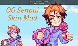 OG Senpai over Senpai Mod for Friday Night Funkin' | FNF Mods