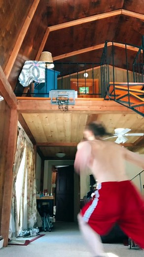 Mini Hoop Dunks #RufflesOwnYourRidges #fyp #dunk #nba #basketball #jump I want to make a 720 dunk next.