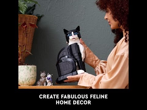 LEGO Ideas Tuxedo Cat - Building Sets for Adults