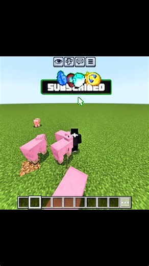 capture pink sheep easily 😮 #minecraft #pinksheep #shorts