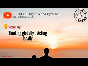 Lecture 1-3: Signal properties | PTC EEE13350 Signals and Systems