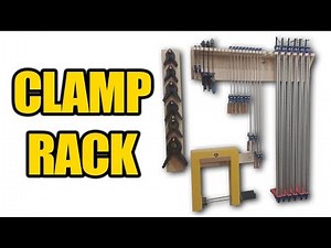 DIY Clamp Rack