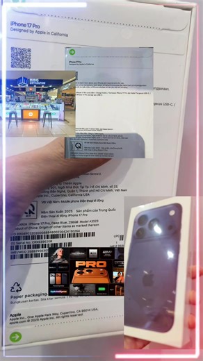 Limited Stock at here iPhone 17 Pro Blue MY Set #MMGDistribution #MMGDistributionBatuPahatMall #viraltiktok #iPhone17pro