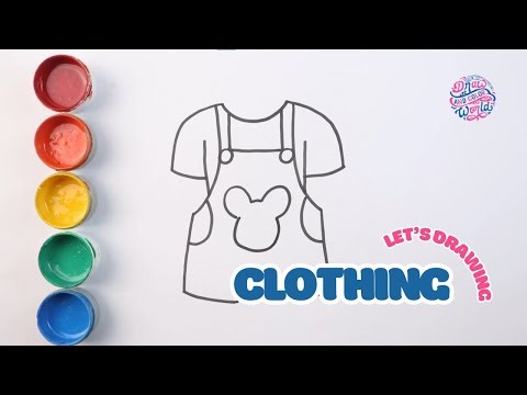 How to Draw Cute Clothing👗 | Easy tutorial for kids!