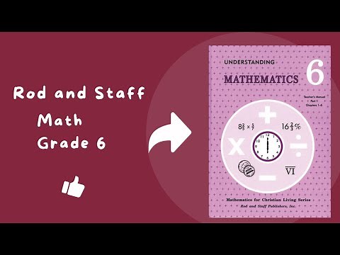 ROD AND STAFF Math 6//Homeschool Math