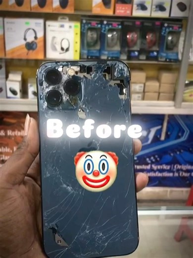 Iphone 12 pro max full damage phone repair #smartphone #iphone12promax #iphone #aura #fixmyphone