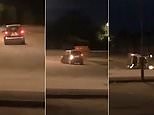 Not so smart!: Driver's J-turn stunt ends with car somersaulting