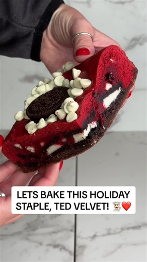 Bake the Best Red Velvet Oreo Brownie This Holiday!