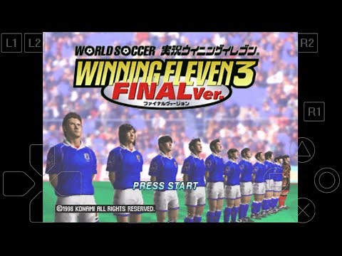 Winning Eleven 3 Para Android ePSXe