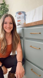 Check pit the comments for 15% off your order with Dunn-Edwards DURA Finding the perfect paint color is hard and @dunnedwardsdura made it so much easier with the peel and stick paint color sample. I went with the color Enchanted Eve in a Satin Finish. I had such a hard time picking a blue color instead of my normal green, and this was the perfect compromise! In some light it is more blue and other times it shows a definite green undertone. Next we turn our attention to the back wall, any guesses