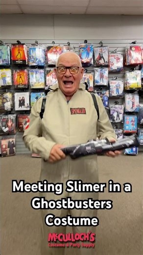 Trying on a Ghostbusters Costume. #shortvideo #costume #short