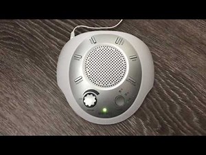 HoMedics Sound Spa Relaxation Machine demo