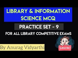 Library & Information Science MCQ | Practice Set- 9 | For all Library competitive exams|| 2021