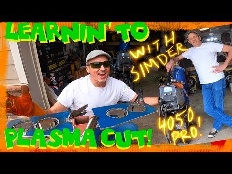 Learning to Plasma Cut w/ the SIMDER SD4050 PRO 10-in-1 Welder/Cutter