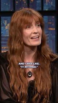 Not everyone can rhyme like Florence Welch
