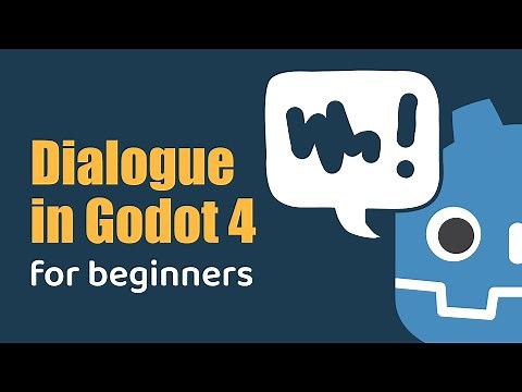Beginner dialogue tutorial for Godot 4