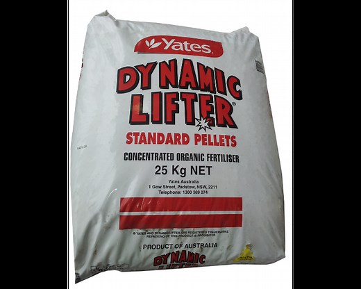 Yates 25kg Dynamic Lifter Soil Improver & Plant Fertiliser Standard Pellets