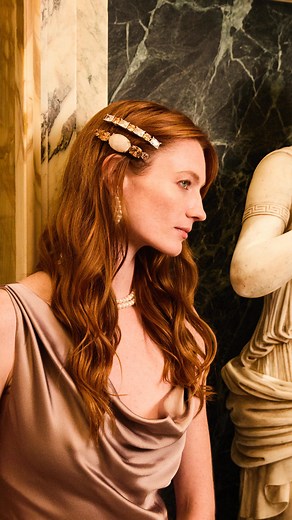 16K views · 124 reactions | This week, we had the pleasure of welcoming friends to Apollo’s Muse to celebrate the launch of our Greco-Roman inspired headwear collaboration with Emily-London. The sixteen-piece collection reimagines timeless sophistication, blending Emily-London’s masterful craftsmanship with the mythology found within Apollo’s Muse. #ApollosMuse #EmilyLondon #Bacchanalia @thedalmore @nyetimber | Bacchanalia London | Facebook