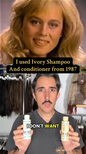 Clayton Hawkins on Instagram: "Ivory Shampoo from 1987 😵‍💫😵‍💫😵‍💫😵‍💫😵‍💫😵‍💫😵‍💫😵‍💫 #80s #1980s #hairbyclay #hairstylist #hairstylistlife #hairstylisthumor #hair #80snostalgia #80stvshows #80saesthetic #80sglam #80shair #hairinspo #wig #lacefront #oldcommericals #hairbyclay #80s #1980s #sunin #80snostalgia #90s #1990s #90snostalgia #hair behindthechair #hairtutorials #hairdo #millenial #eldermillenial"