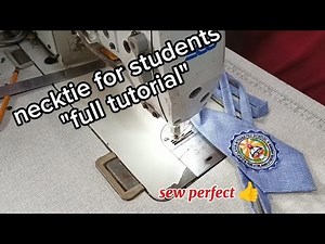 necktie cutting and sewing tutorial #tutorial
