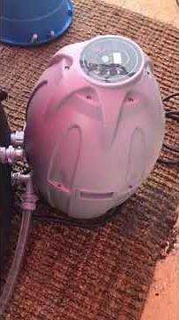 Coleman SaluSpa Portable 4 Person Outdoor Inflatable Hot Tub Spa with 60 AirJets and Pump, Black