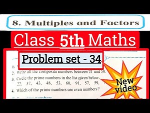 Class 5 maths problem set 34 | std 5 problem set 34 State board
