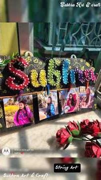 String Art|| #artandcraft #craftideas #stringartcrafts #diyideas #shortsviral #shorts #shortvideo