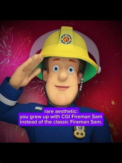 I grew up with CGI Fireman Sam #firemansam #firemansamuk #firemansamus #rareaesthetic #gorof