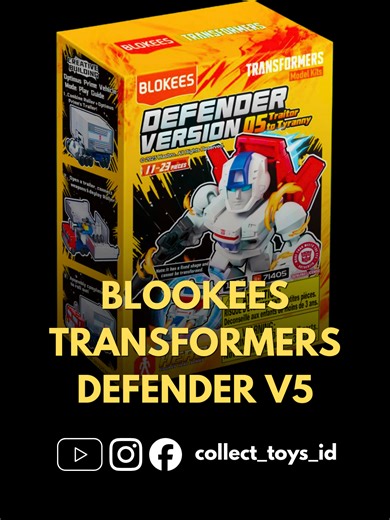 Blokees Transformers Galaxy Defender Version 05 Mini Figure