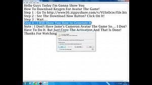 James Cameron Avatar The Game Activation Key Generator Download