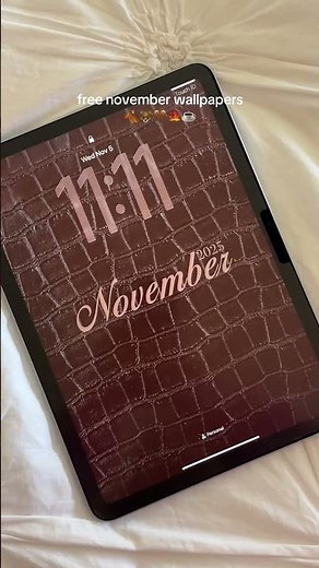 free november wallpapers on my pinterest🤎