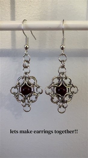 Create Beautiful Handmade Earrings with Chainmail Techniques