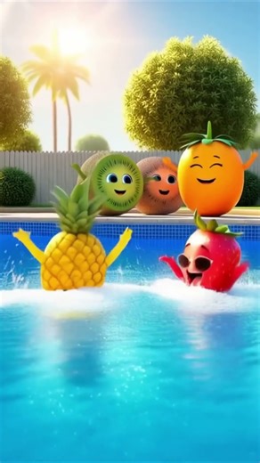 We Built a Fruit Pool!