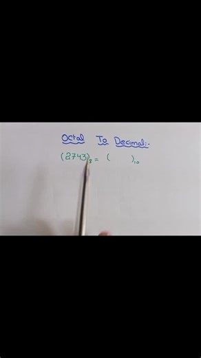 Apni Computer class on Instagram: "Octal To decimal Conversion class 10 computer chapter 1 #fbise #exam #fbise2025 #fbisecomputer"