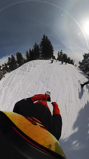 my biggest flex is being able to pass skiers on uphill cat tracks 😂