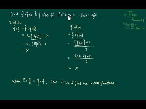 Solving composite functions: f(g(x))