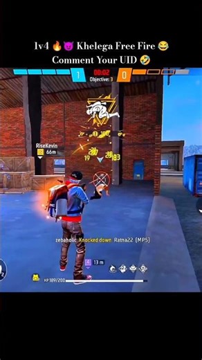 🔥 1v4 Challenge 💥 | Free Fire Girl Gamer Gameplay 🎮 #shorts #freefire #challenge #zebaholikgaming