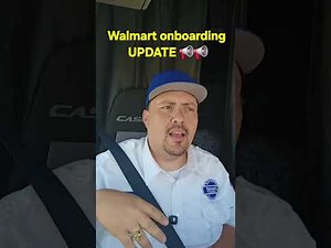 Update on Walmart onboarding.