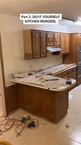 Part 2– DIY Kitchen Remodel. Paint makes a BIG difference. #DIY #fyp #doityourself #Wagner @wagnerspraytech | Nik and Liv DIY